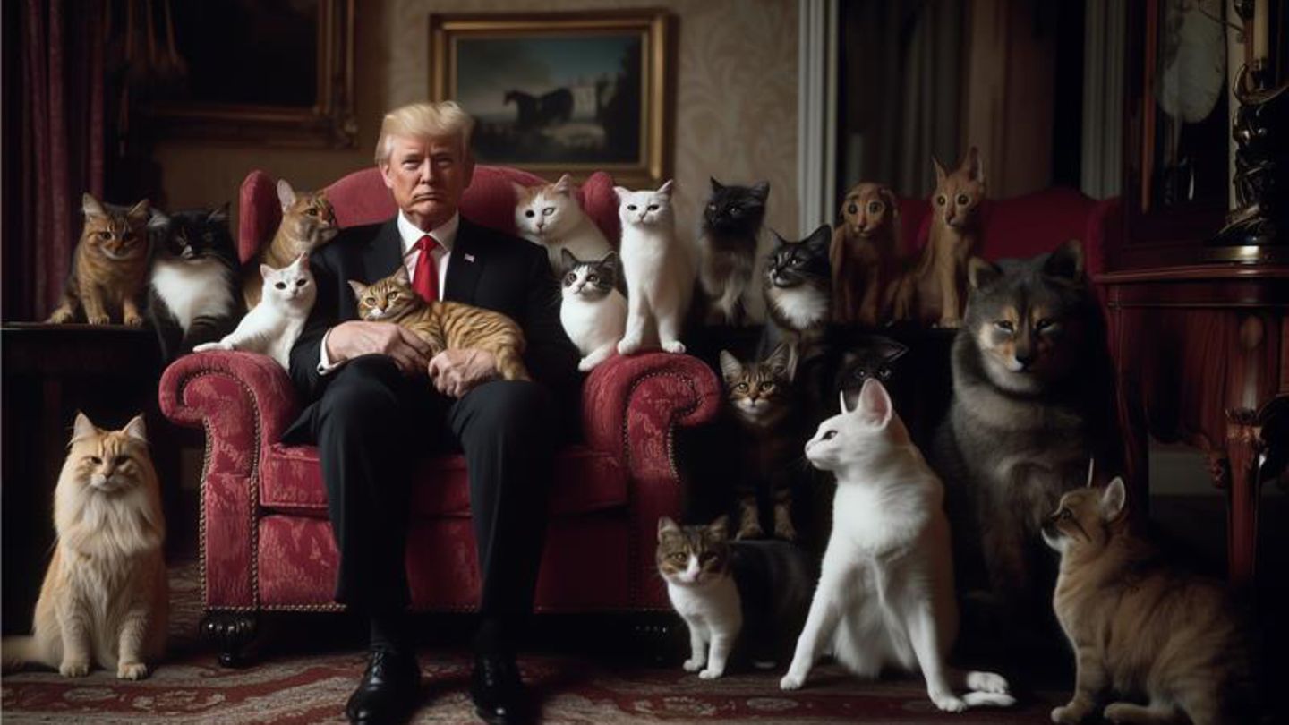 US election: Republicans spread anti-immigrant cat images