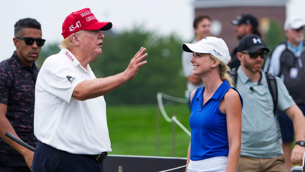 Hardly anyone gets Trump so close. Who is "Sweetie" Natalie Harp?