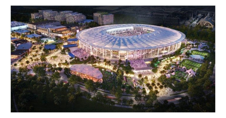 The new Inter Miami temple takes shape and gets up with a wake of champion